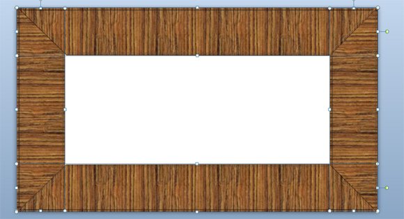 How To Make A Wooded Frame In PowerPoint 2010 PowerPoint Presentation
