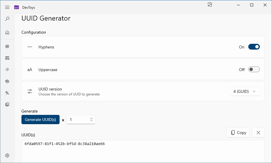 Uuid-generator - Fppt