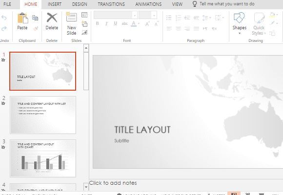 Free Australia Map PowerPoint Template & Presentation Slides