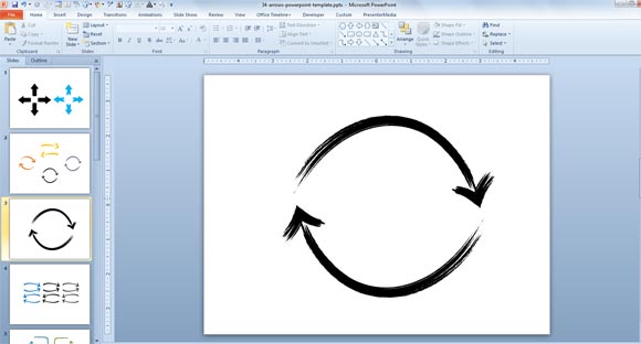 curved-arrows-powerpoint-template.jpg - FPPT