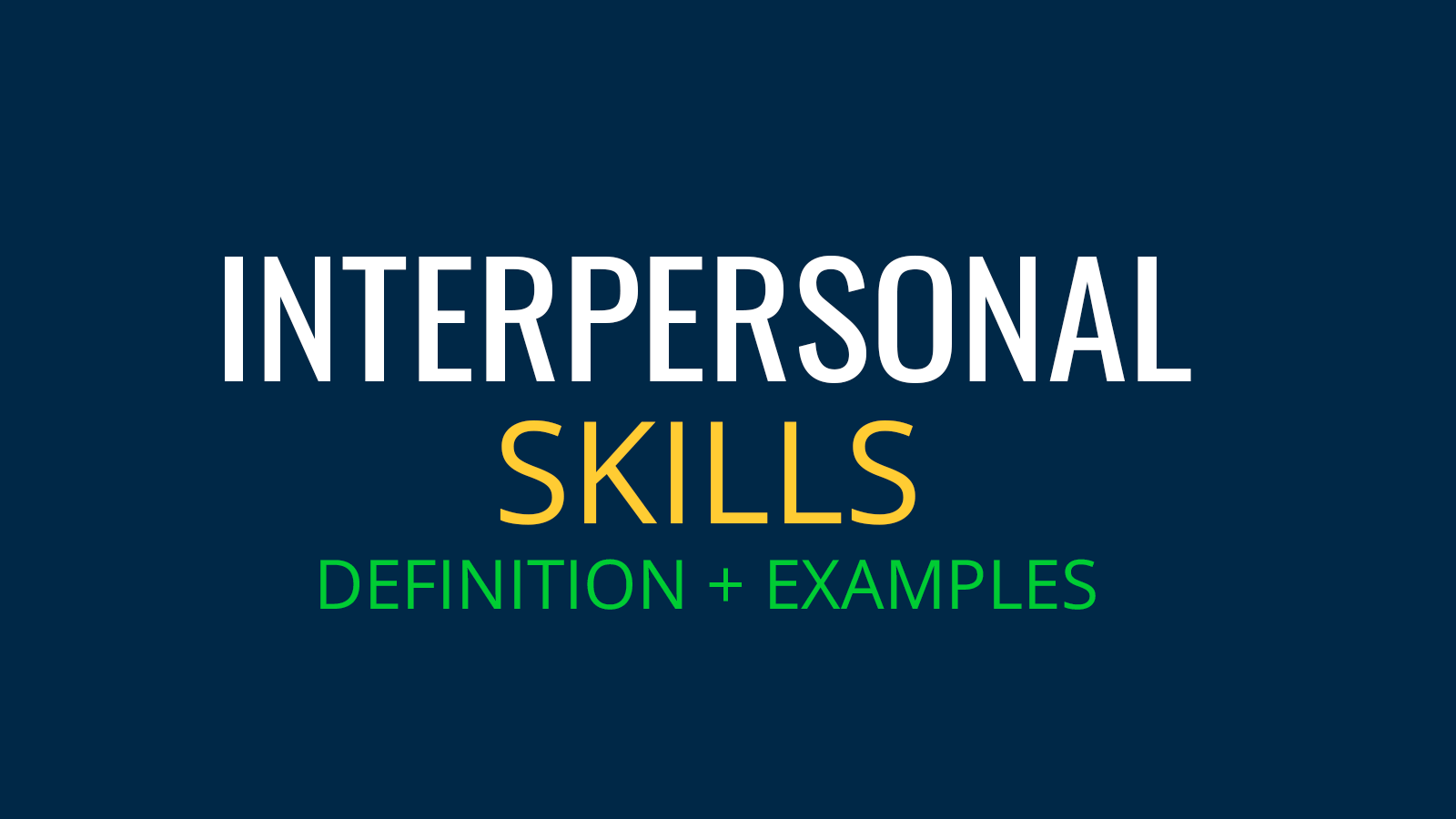 interpersonal-skills-definitions-examples - FPPT interpersonal-skills-definitions-examples - FPPT