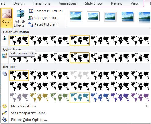 How to change image color in PowerPoint