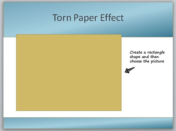 How to create a torn paper effect in PowerPoint 2010 How to create a torn paper effect in PowerPoint 2010