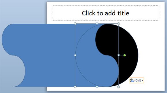 Designing a Yin Yang PowerPoint Template using Shapes in PowerPoint and ...