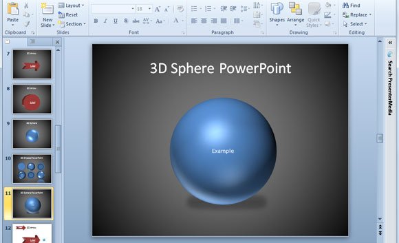3d-sphere-in-powerpoint-2010