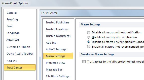 Macros Deshabilitados En PowerPoint Plantillas Power Point