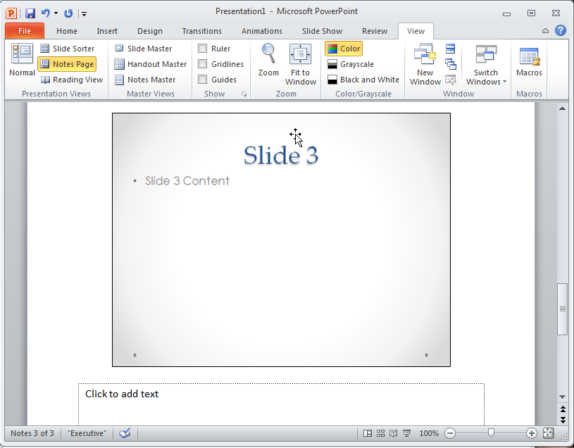 How To Add Notes To PowerPoint Slides