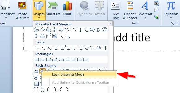 Working With Shapes In PowerPoint 2010 Templates