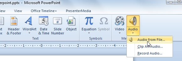 How to Insert Clipart Audio in PowerPoint 2010 How to Insert Clipart Audio in PowerPoint 2010