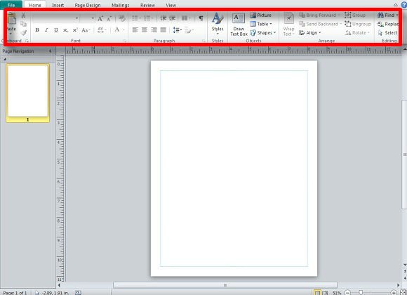 Learn the Basic Functions of Microsoft Publisher's Interface