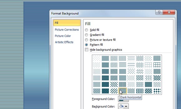 How to Make a Scanlines Template using Textures in PowerPoint 2010