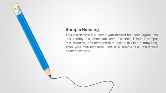 Free Taking Notes & Pencil Shapes for PowerPoint Presentations