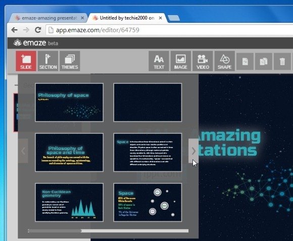 Create Amazing Interactive Presentations From Your Browser With Emaze