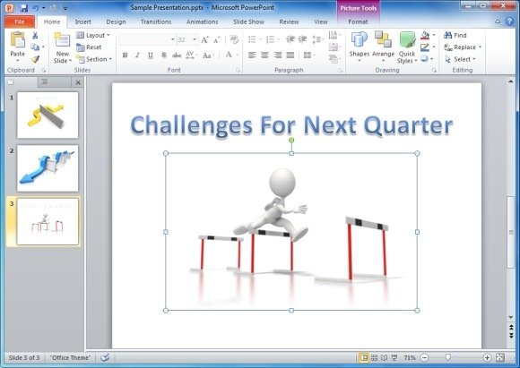 Challenges And Hurdles PowerPoint Graphics For Presentations
