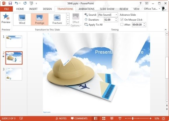 Best Powerpoint Transition Effects For Travel Presentations