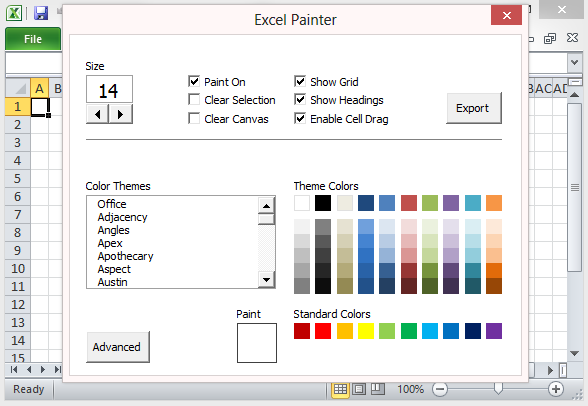 Create Amazing Spreadsheet Paintings With Excel Painter Template