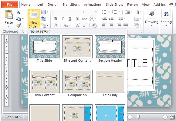 Letter Shaped Savon PowerPoint Template