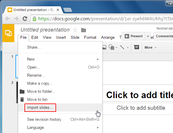 How To Import Theme Slides In Google Slides