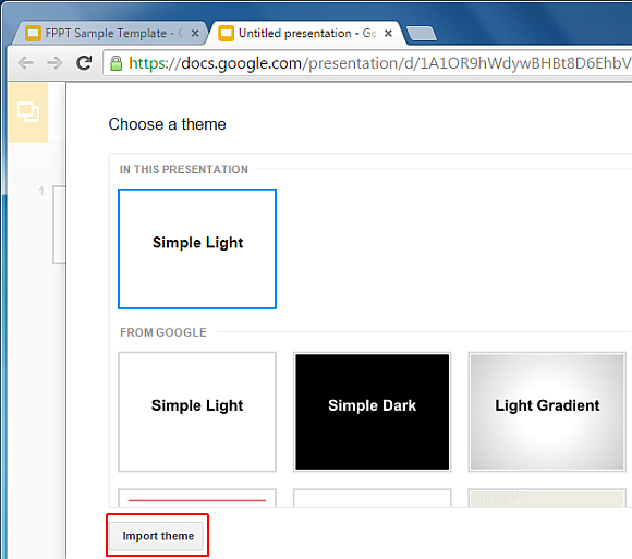 How To Import Theme Slides In Google Slides