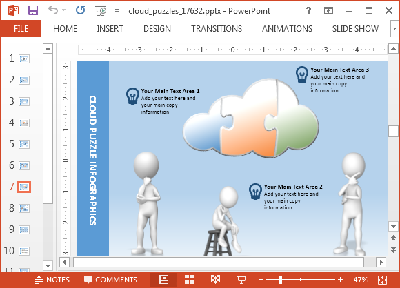 Cloud PowerPoint Template Cloud PowerPoint Template
