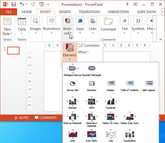 Create Better PowerPoint Charts With Think Cell Chart Add in