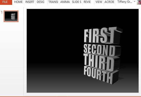 Dramatic 3D Text PowerPoint Template dramatic-3d-text-powerpoint-template