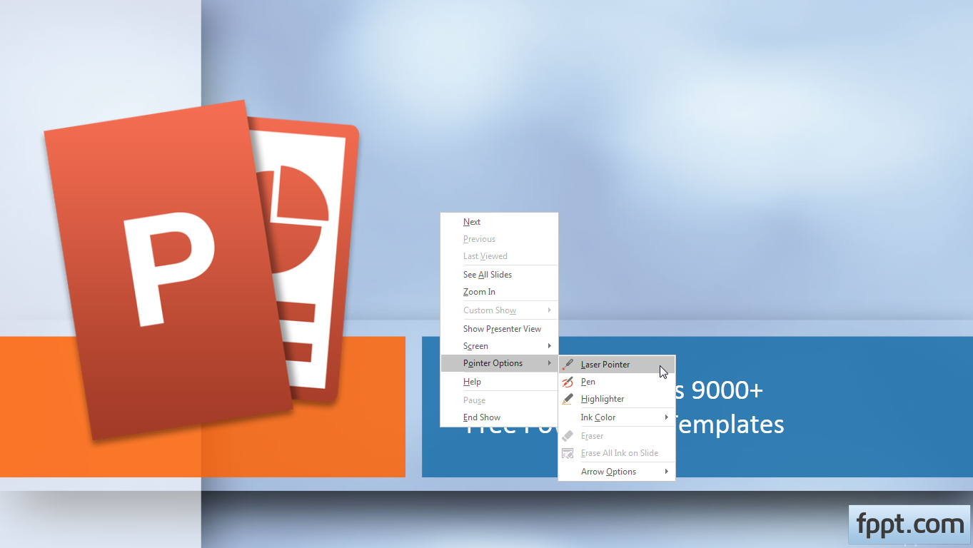 How To Activate Laser Pointer in PowerPoint 2016