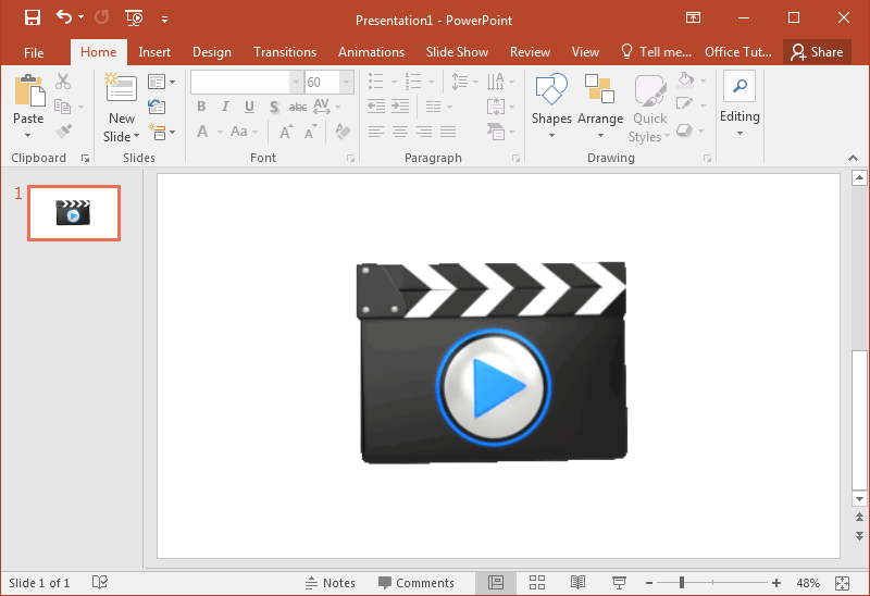 Animated Clapboard PowerPoint Templates