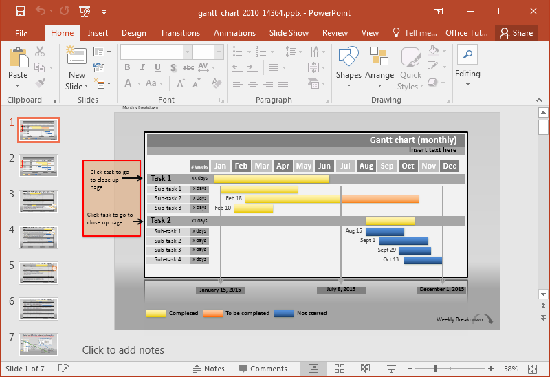 Project Progress Powerpoint Template - images.go-banana.com Project Progress Powerpoint Template - images.go-banana.com