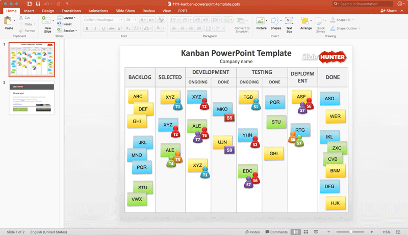 Free Kanban Board Template Powerpoint - Printable Templates Free Kanban Board Template Powerpoint - Printable Templates
