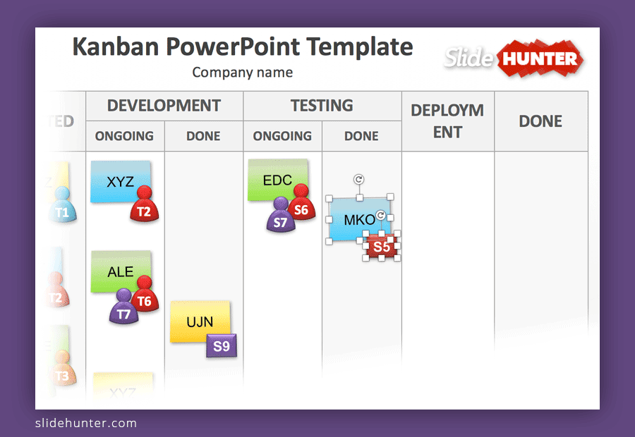 Free Kanban Board Template Powerpoint Nisma Info