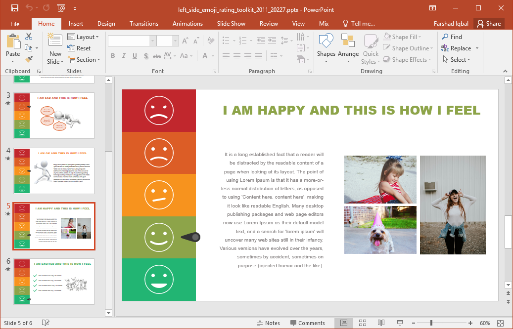 Animated Emoji PowerPoint Template