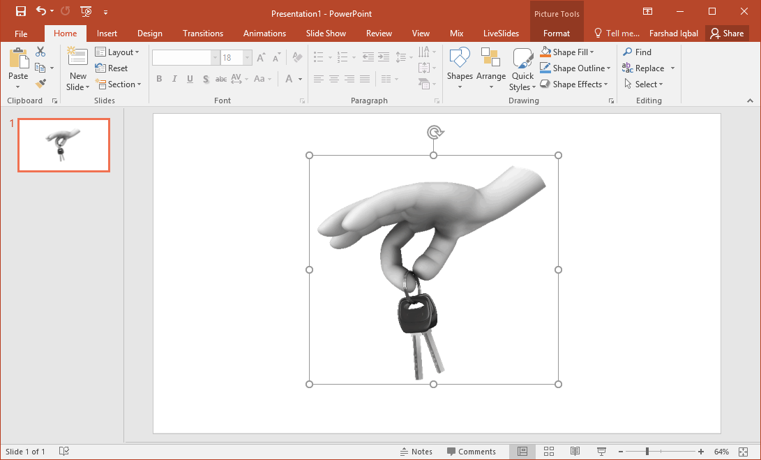Animated 3D Keys For PowerPoint