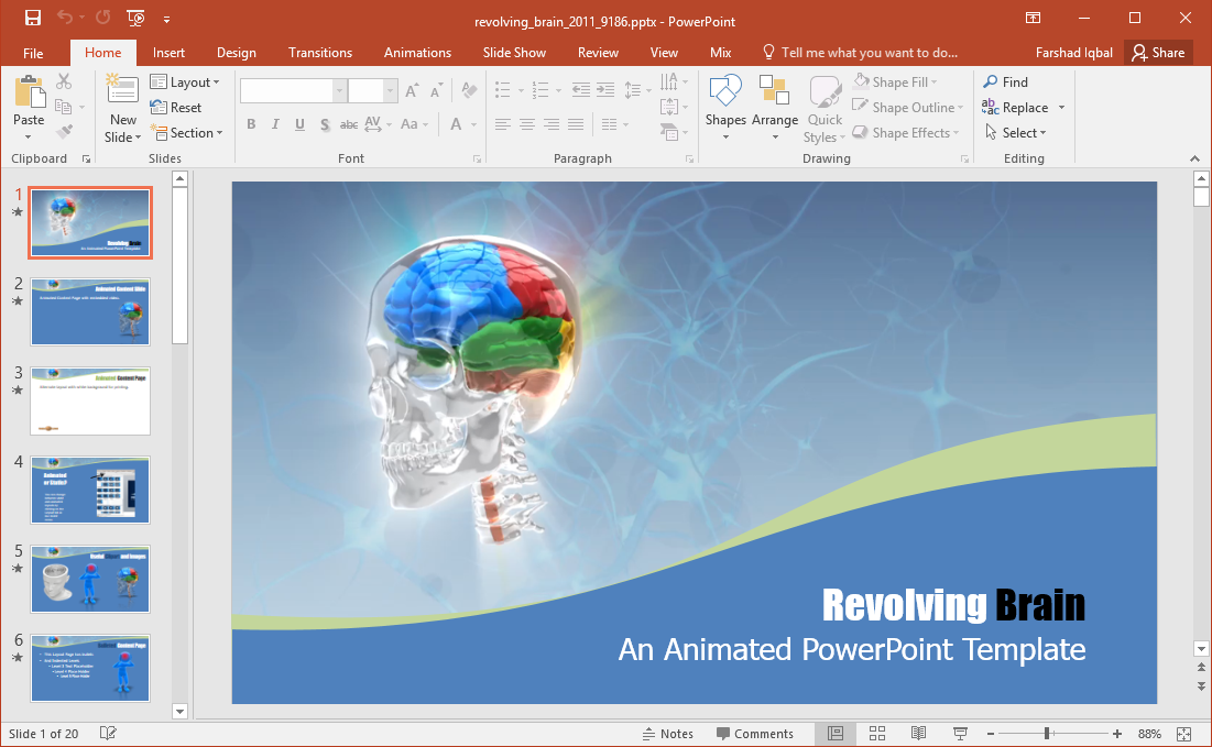 Brain Animation Powerpoint