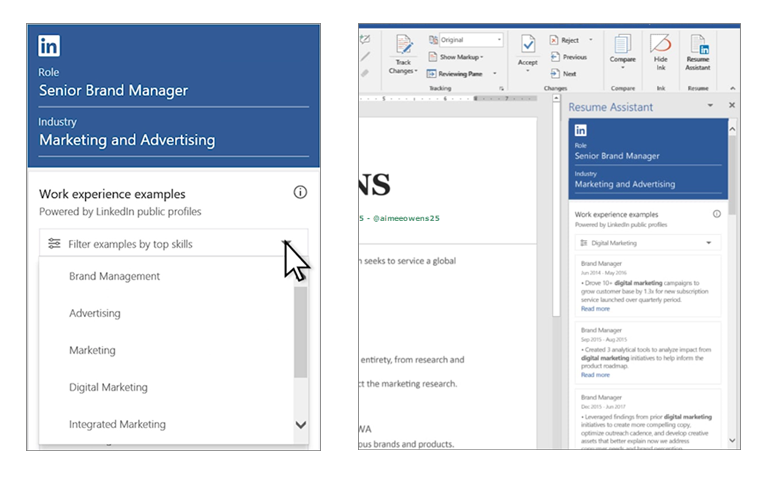 Create Compelling Resumes with Resume Assistant for Office 365