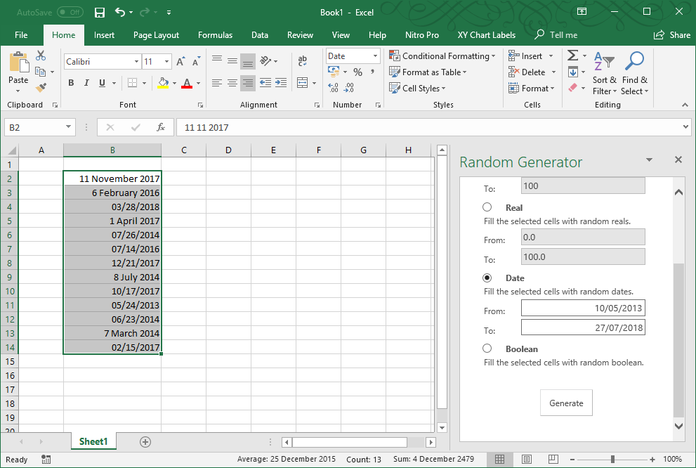 How to Generate Random Numbers, Dates, and Booleans in Excel How to Generate Random Numbers, Dates, and Booleans in Excel