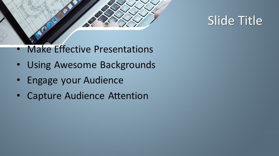 Free Architect CAD PowerPoint Template - Free PowerPoint Templates