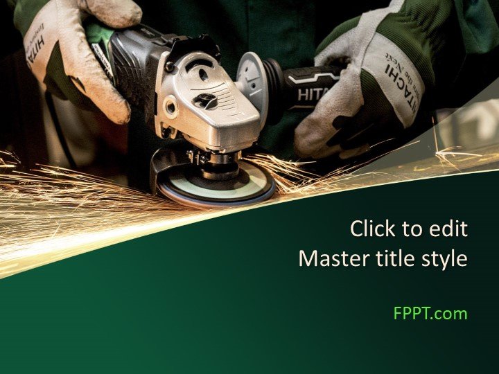 Free Grinder PowerPoint Template Free PowerPoint Templates