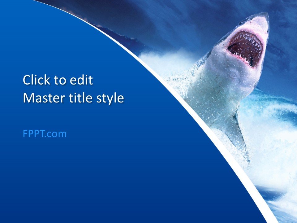 Shark Powerpoint Template